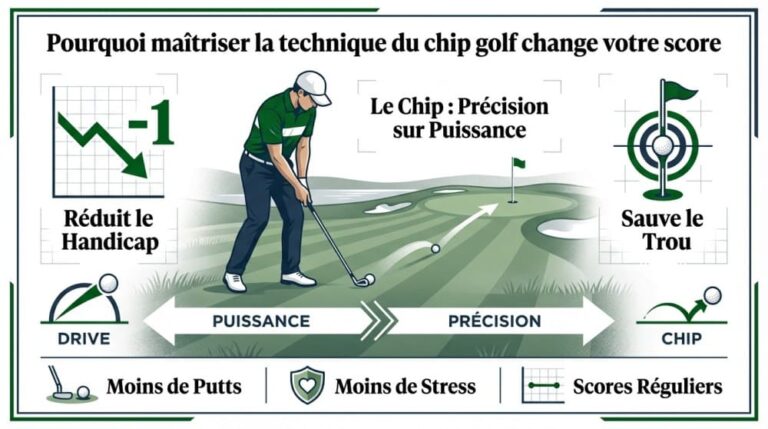 Le chip au golf : technique complète, choix du club et erreurs à éviter ...